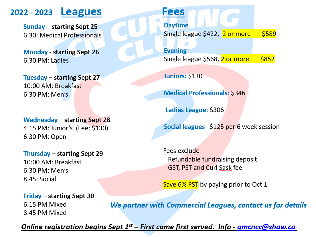 League Information – CN Curling Club